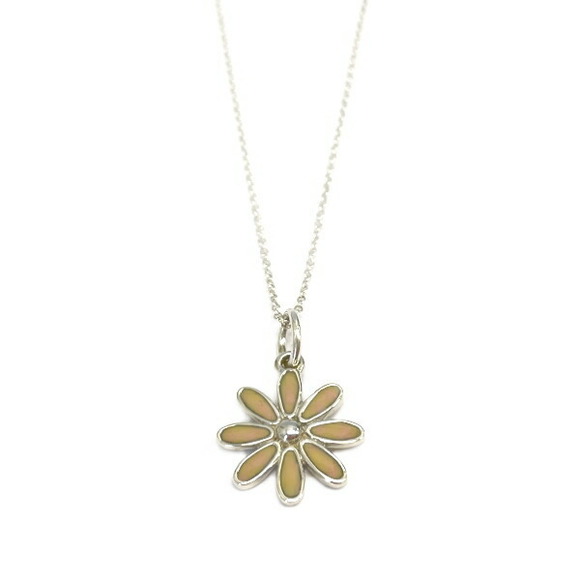 Tiffany & Co. | Bags | Tiffany Daisy Flower Necklace Silver | Poshmark